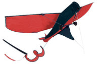 Easy Assembled Single Line Kite , Durable 3d Plane Kite For Beginner Playing