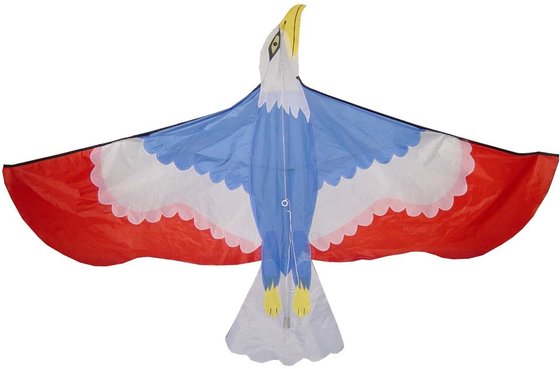 Colorful Kids Flying Kites Stackable Eagle Design Easy Assembled Durable