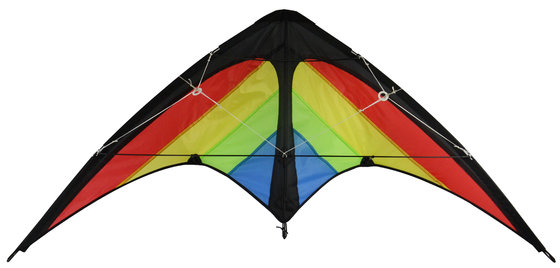 Colorized Delta Stunt Kite Stackable Fiberglass Main Frame For Adults